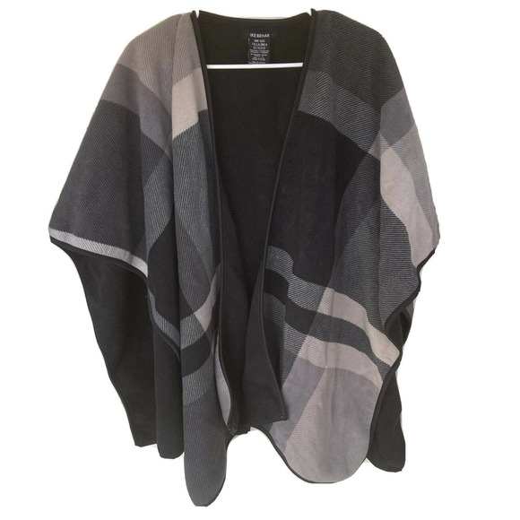Ike Behar | Sweaters | Ike Behar Poncho Shawl One Size Reversible ...
